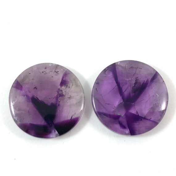 Trapiche Amethyst Matched Pair 31.98 Carat Loose Gemstones - Etsy