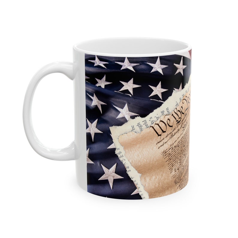 We the People Mug 11oz 15 Oz Coffee USA America Constitution Patriot ...