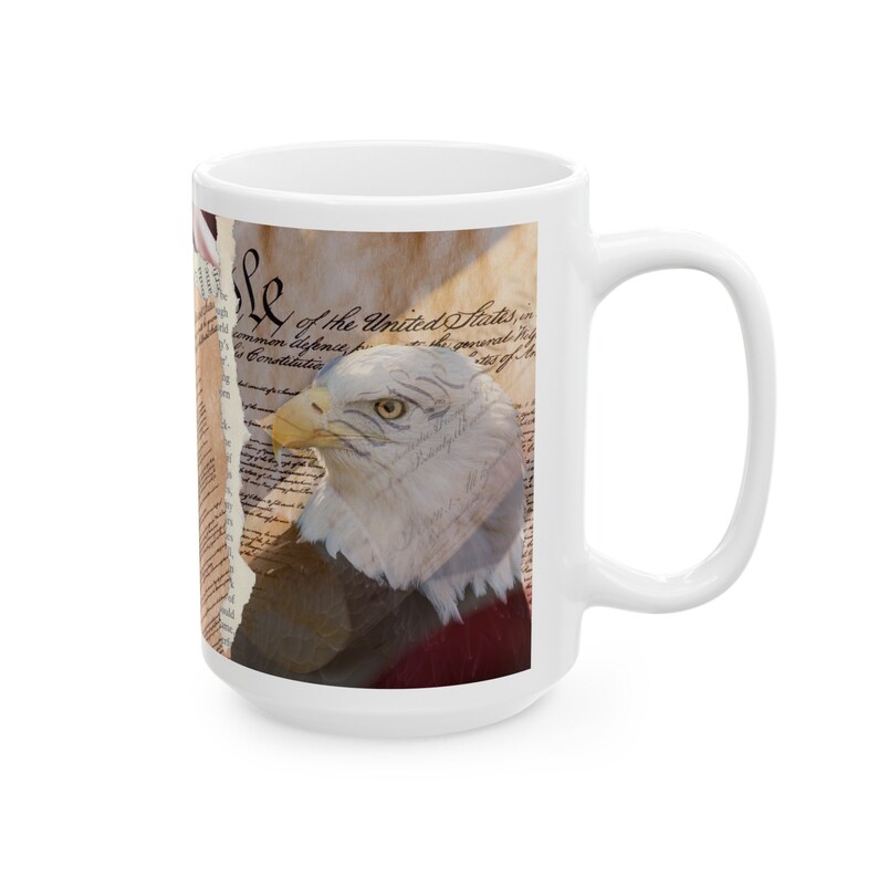 We the People Mug 11oz 15 Oz Coffee USA America Constitution Patriot ...