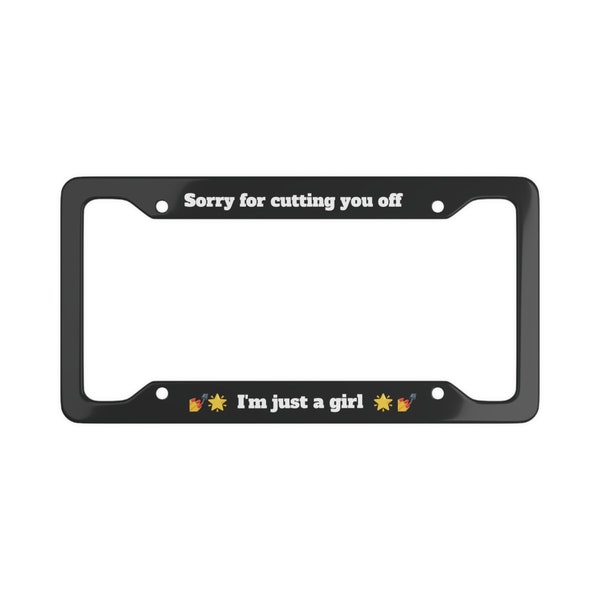 Funny License Plate Frames - Etsy