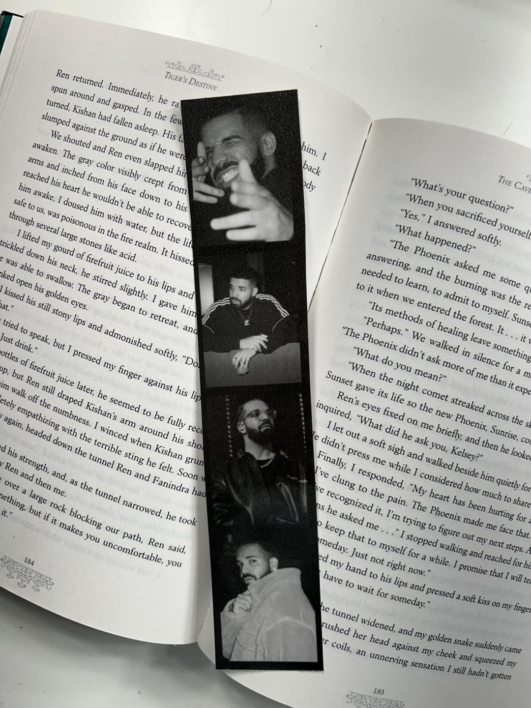 Drake Laminated Bookmark Photo Strip - Etsy