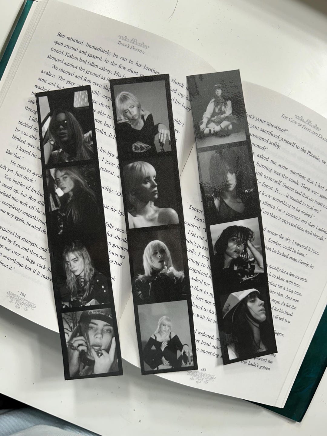 Billie Eilish Set of Three Laminated Bookmark Photo Strip - Etsy