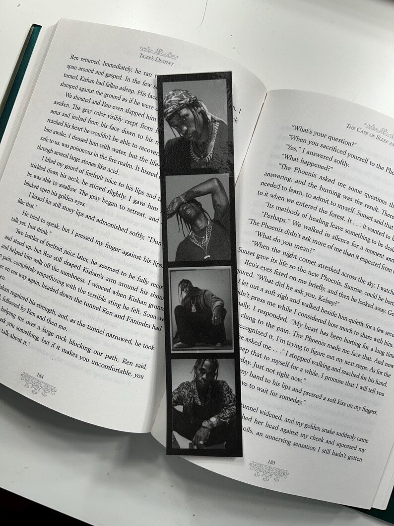 Travis Scott Laminated Bookmark Photo Strip - Etsy