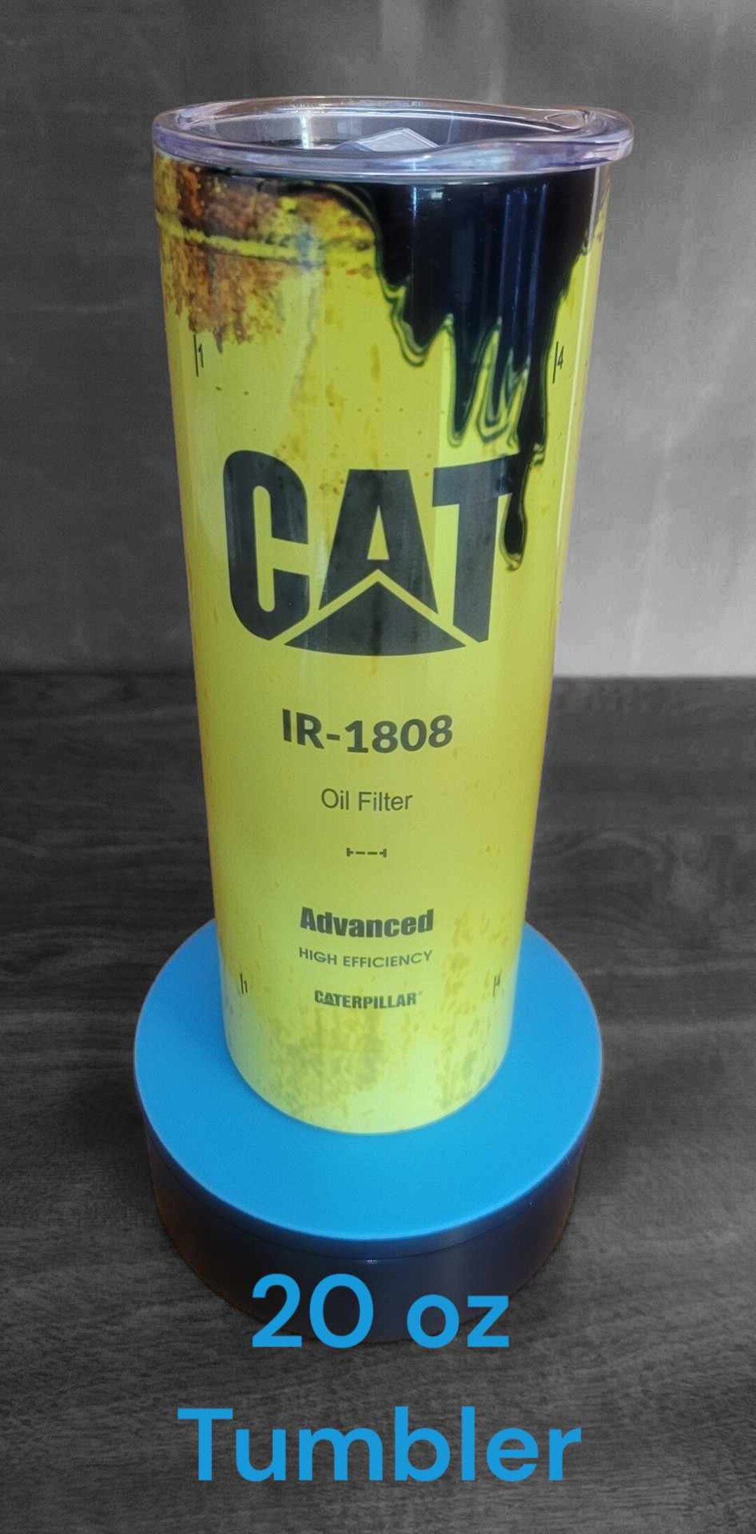 CAT OIL FILTER Tumbler 20oz Stainless Steel - Etsy