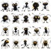52 Quirky Funny Ant Clipart Bundle, Crazy Whimsical Ant, Cute Ants ...