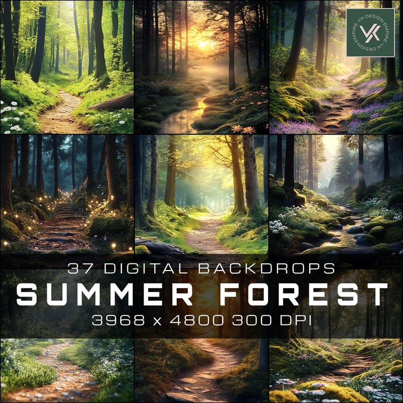 Forest Backdrop - Etsy