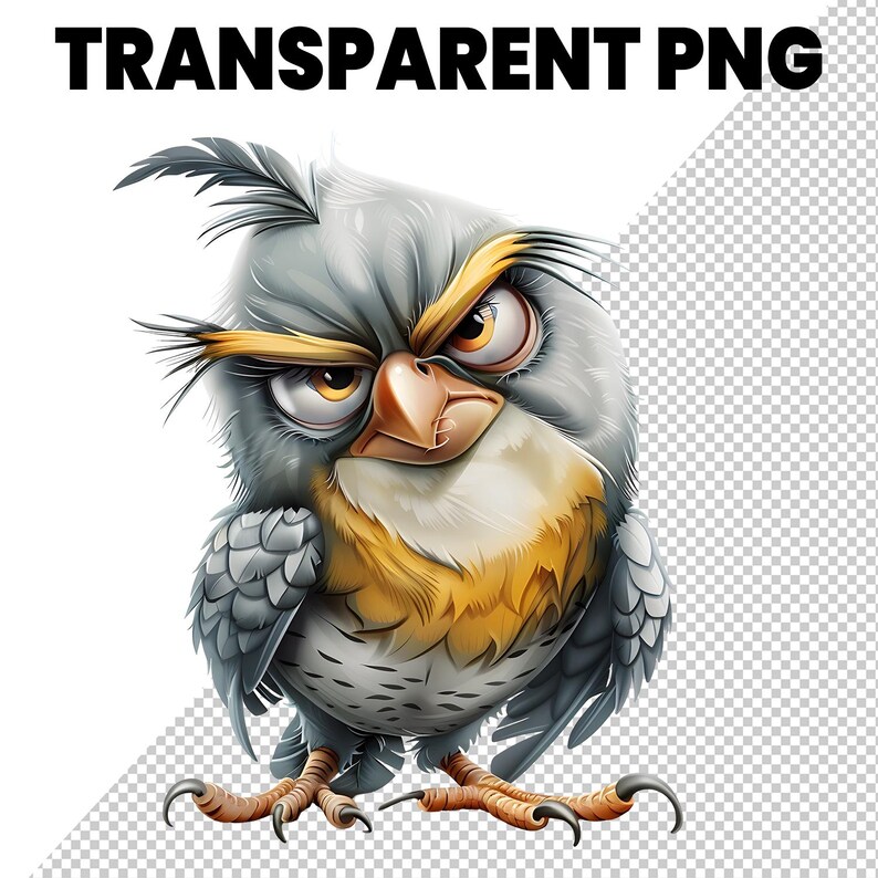 Funny Grumpy Home Animal Pngs - Transparent Background - Cartoon ...