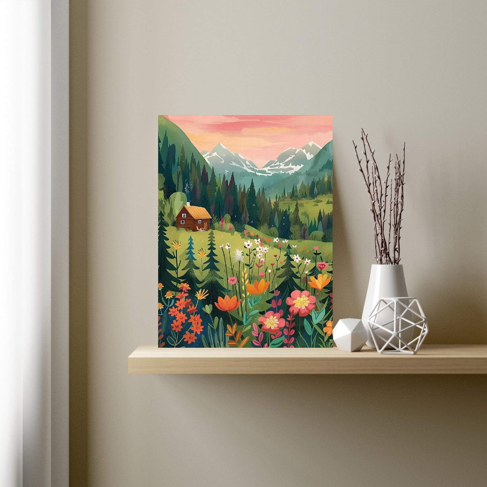 Cabin in the Prairie Paint by Number Kit (16x20") - Not Framed - Etsy