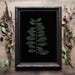 Gothic Blueberry Leaves Botanical Print - Digital Download - Etsy