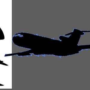 Airline Jet Silhouette and Concorde SST Vector File (V1) - Etsy