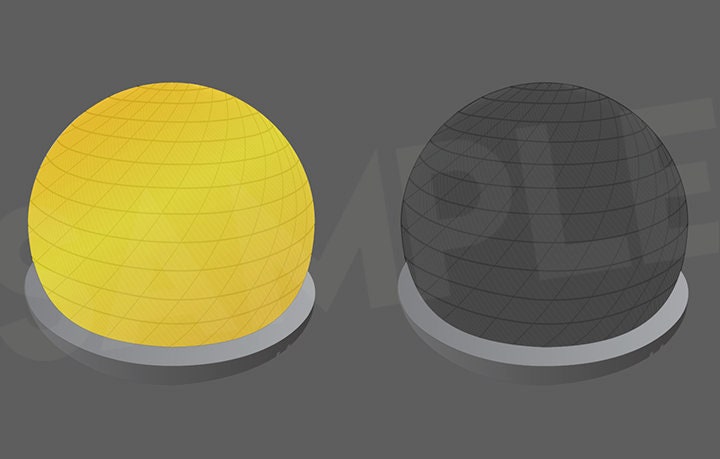 Las Vegas Sphere Building Vector Graphic Clipart EPS File (V2) SVG, PNG ...