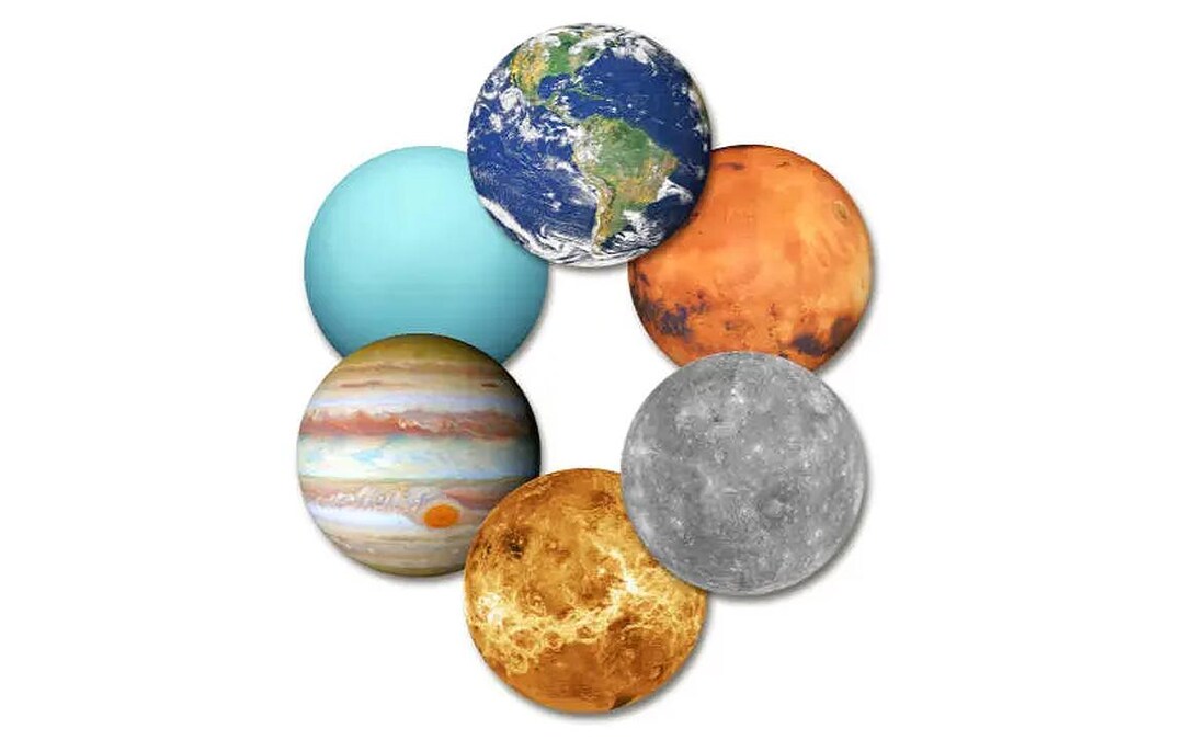 Planet Planetary Coasters Solar System Drink Coaster Set - Set of 6 - Etsy