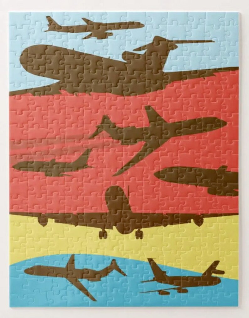 Classic Jet Airplane Airliners Jigsaw Puzzle 11 X 14 (252 Pieces) - Etsy