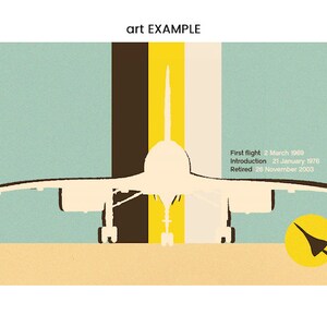 Airline Jet Silhouette and Concorde SST Vector File (V1) - Etsy