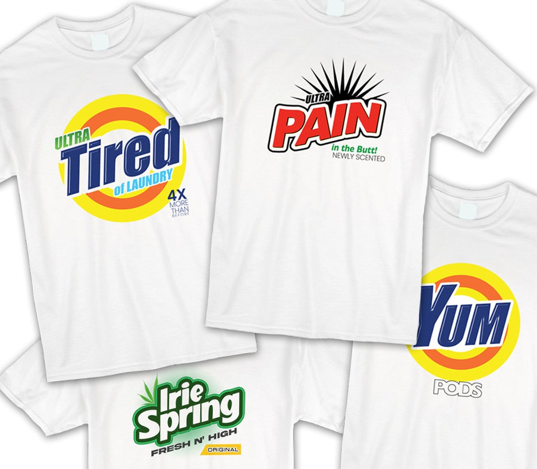 Funny Laundry Detergent Tide Pod Novelty Humor WHITE T-shirt - Etsy