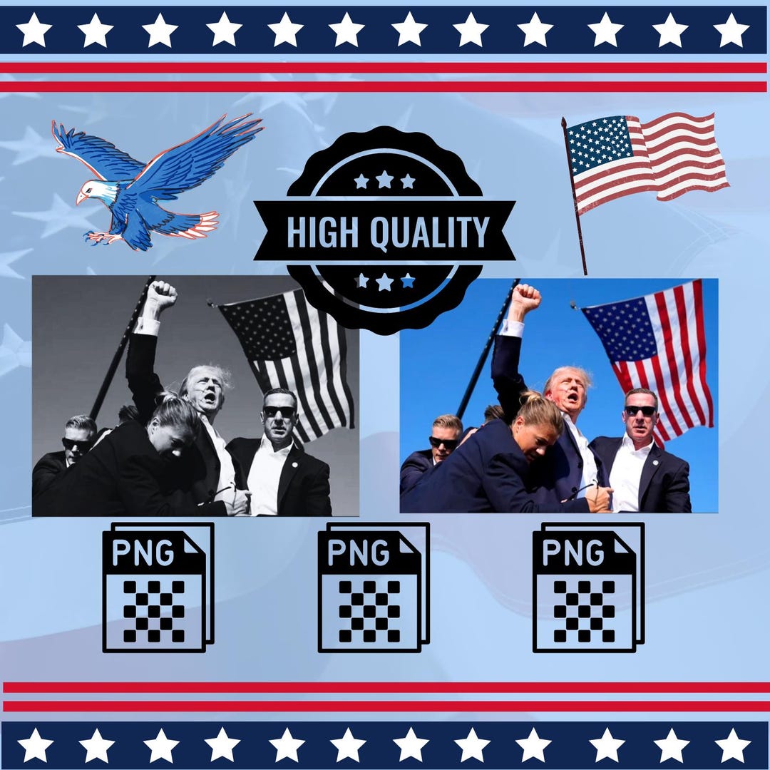 Donald Trump Rally PNG, Donald Trump Fight PNG, Make America Great ...