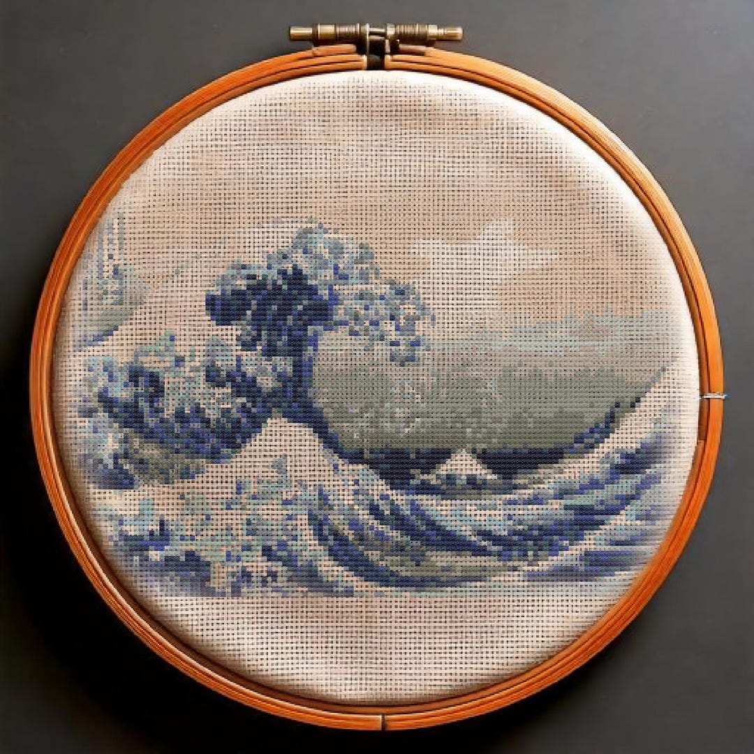 Hokusai's the Great Wave at Kanagawa (1760-1849). Japanese Woodcut ...