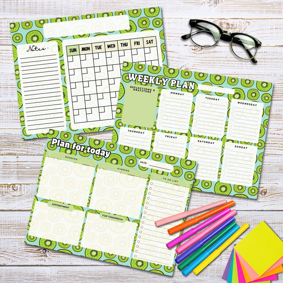 Cute Calendar Printable Calendar Fruit - Etsy