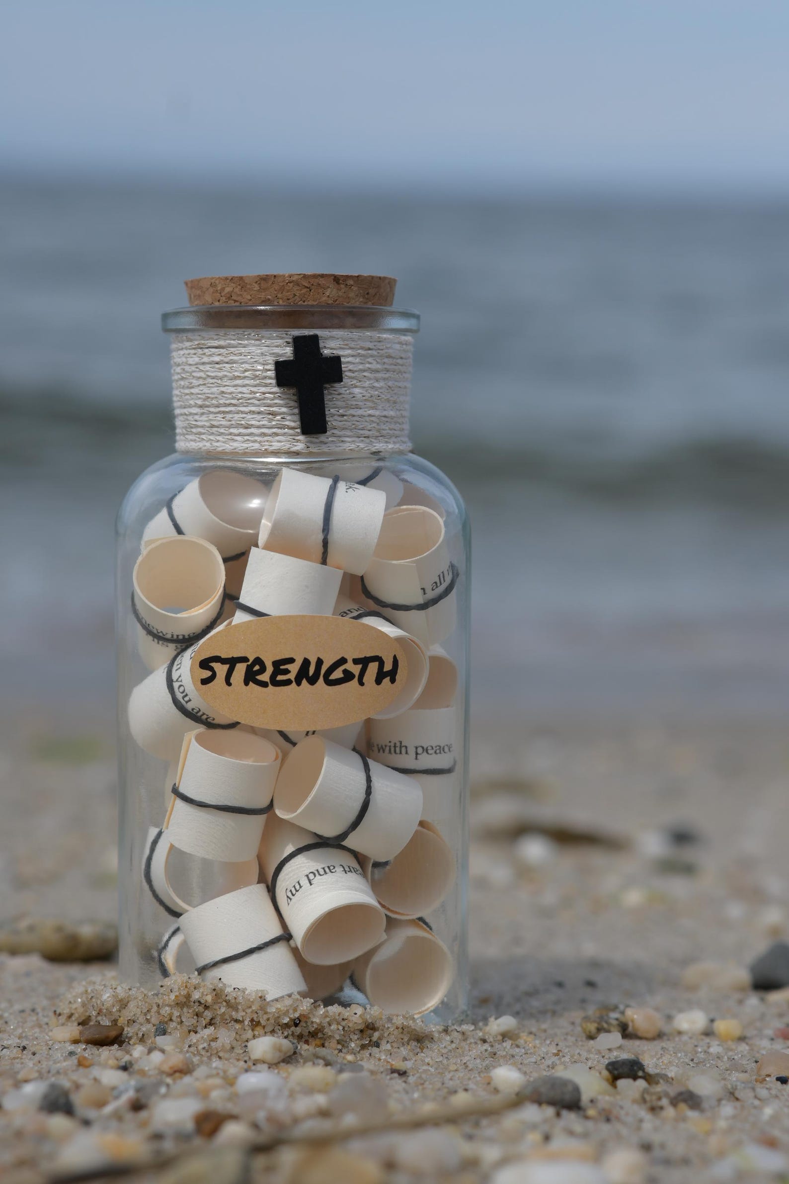 STRENGTH Scripture Jar, Bible Verses for Strength. I Need Strength ...