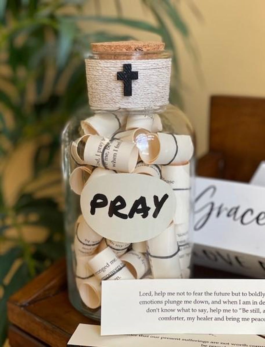PRAY Big Blessings Jumbo PRAY Bottle. I Need Answered Prayers. My ...