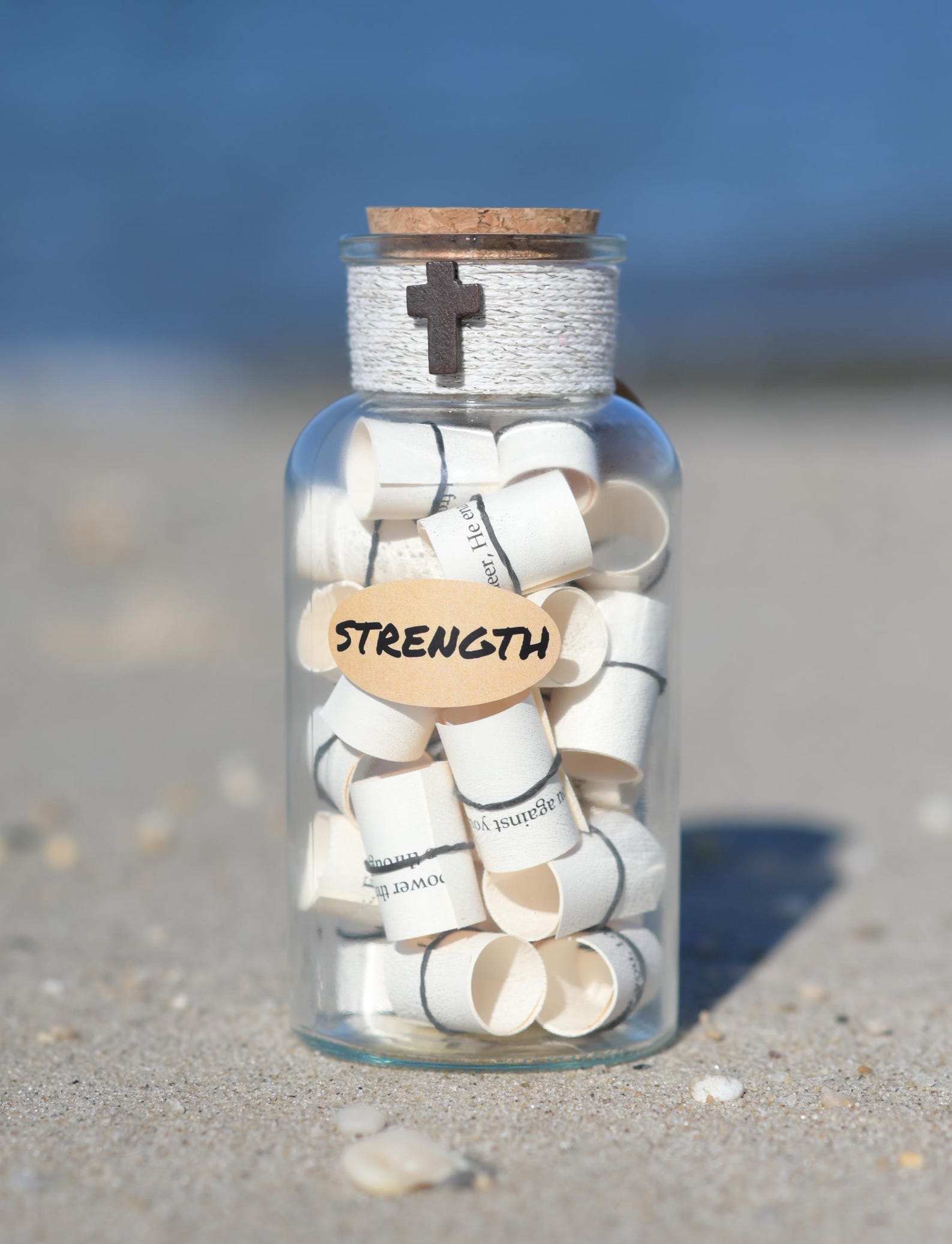 STRENGTH Scripture Jar, Bible Verses for Strength. I Need Strength ...