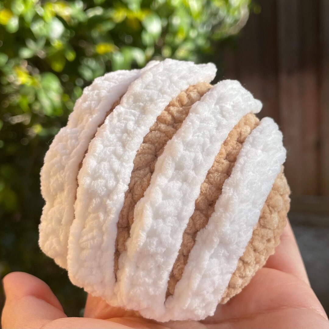 Crochet Concha Pan Dulce (mexican Sweet Bread) Amigurumi Plush - Etsy