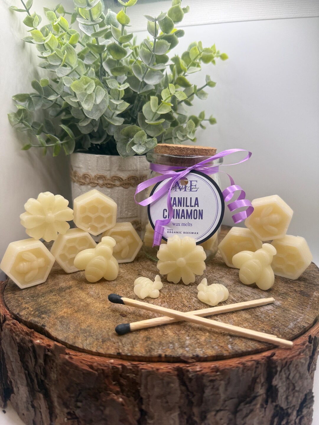 Organic Beeswax Wax Melts / Hand Poured, Non-toxic 2.8 Ounces /13 ...