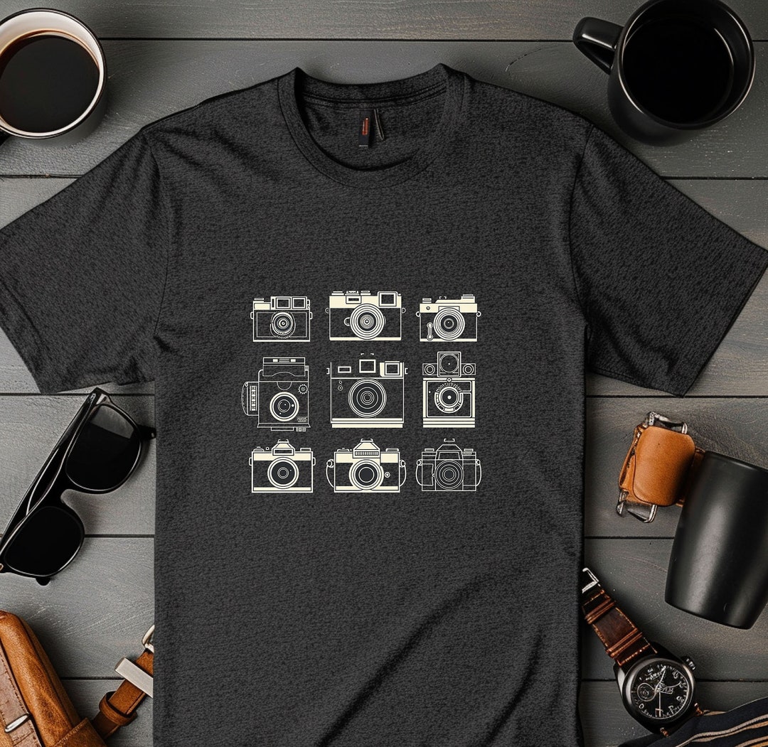 Vintage Camera Shirt 2 Photographer Shirt, Cameraman, Photography Lover ...