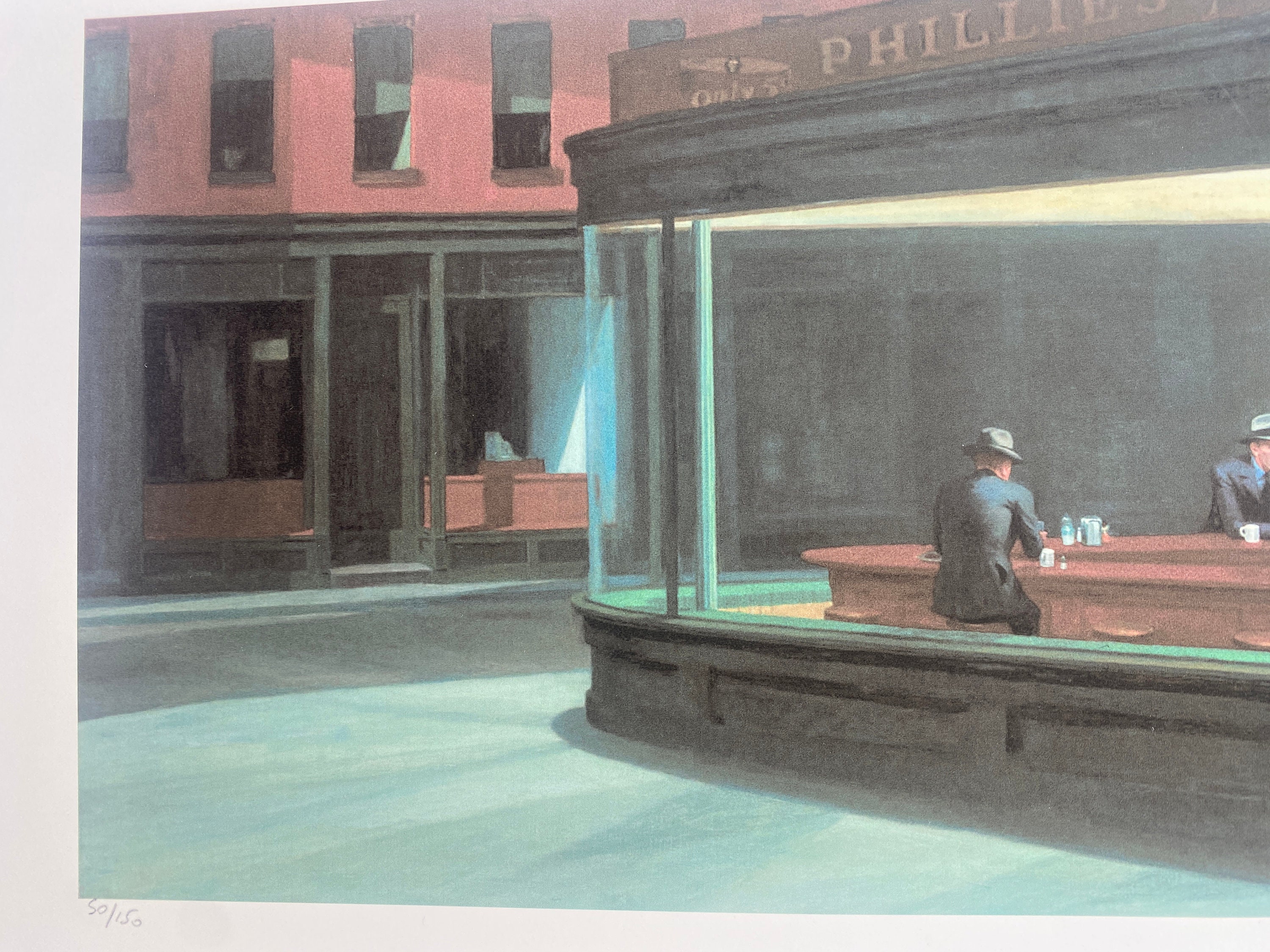Edward Hopper nighthawks, the Art Institute of Chicago Lithograph ...