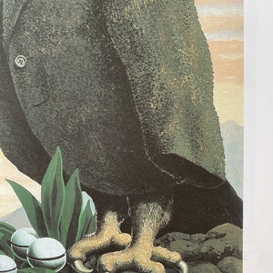 Rene Magritte " the Present,1939 " Lithograph, Certificate, Signed, Top ...