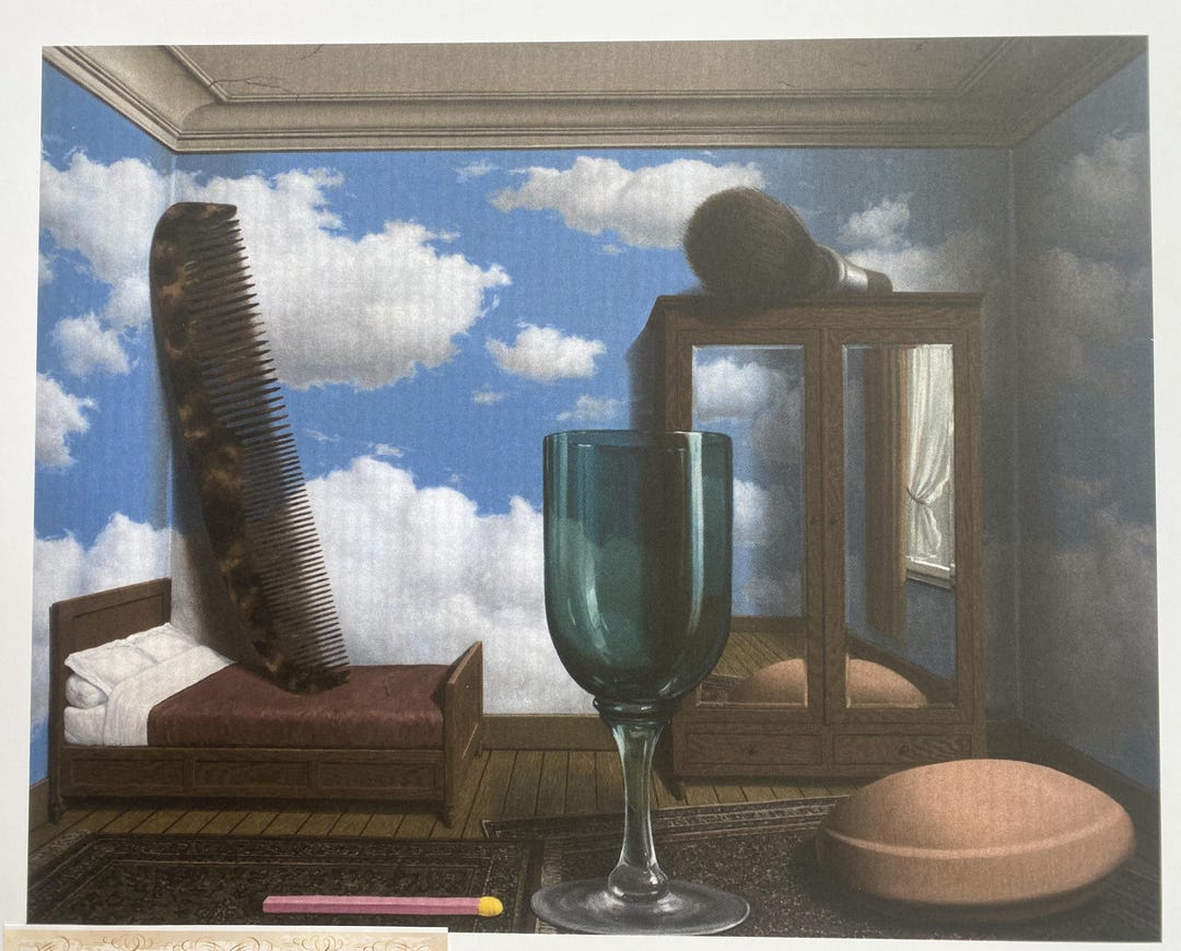 Rene Magritte "personal Values " Lithograph, Certificate, Signed, Top ...