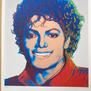 Andy Warhol "michael Jackson " Lithograph, Certificate, Signed, Top ...