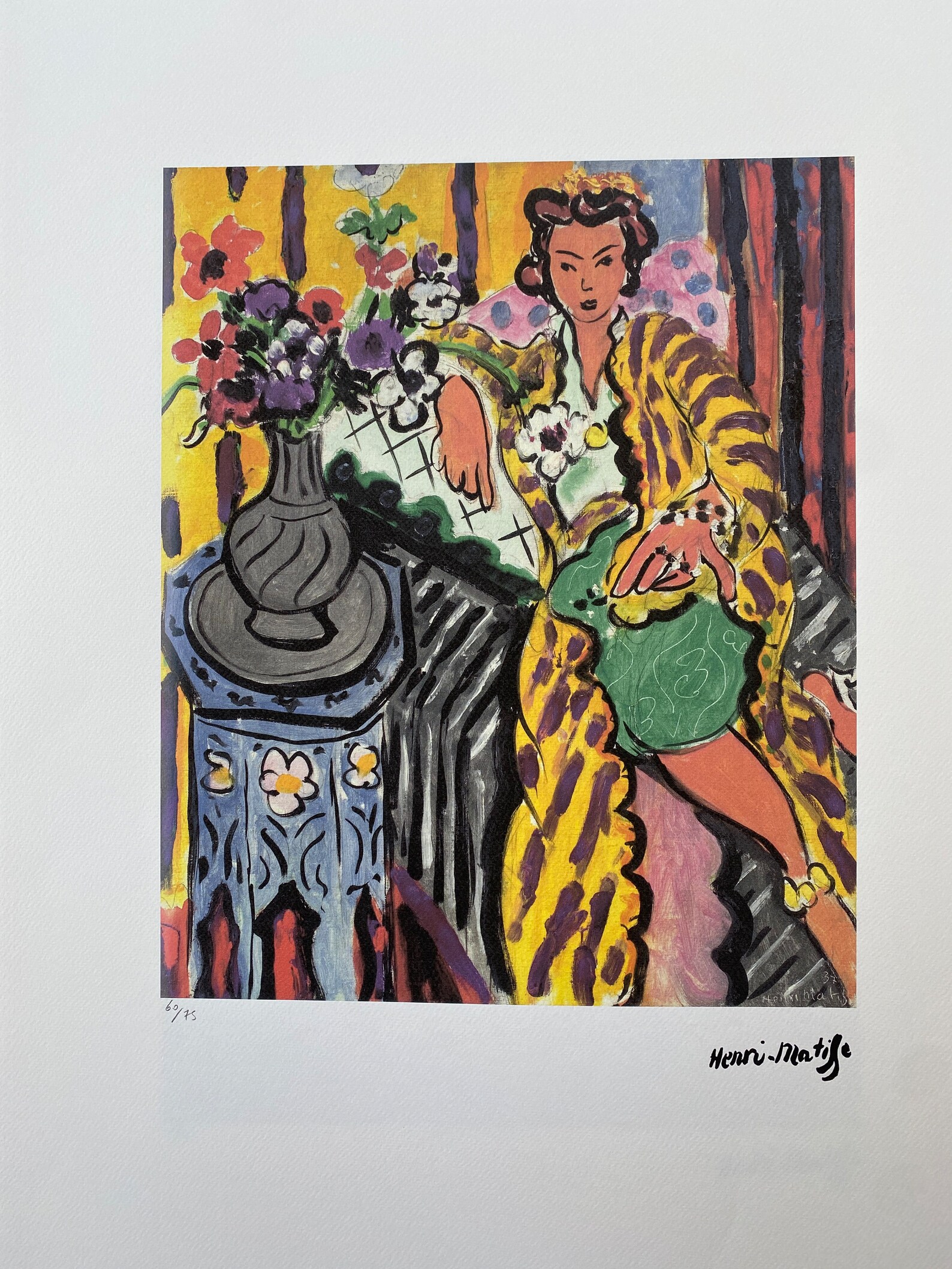 Henri Matisse Lithograph: Odalisque With Yellow Robe, Signed ...
