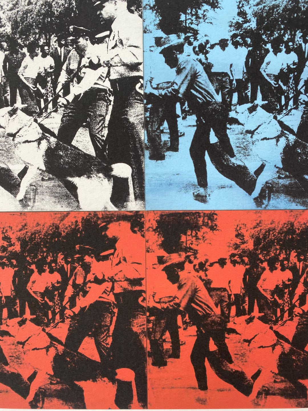 Andy Warhol Foundation"race Riot " Lithograph, Certificate, Signed, Top ...