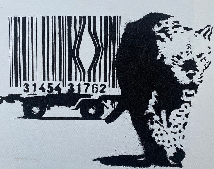Banksy "barcode " Lithograph, Certificate, Signed, Top! Wall Art, Pop ...