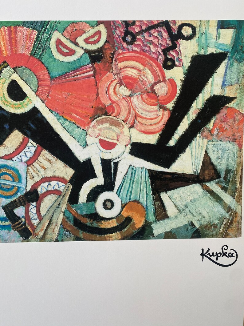 Frantisek Kupka "syncopated Accompaniment" Lithograph - Signed Pop Art ...