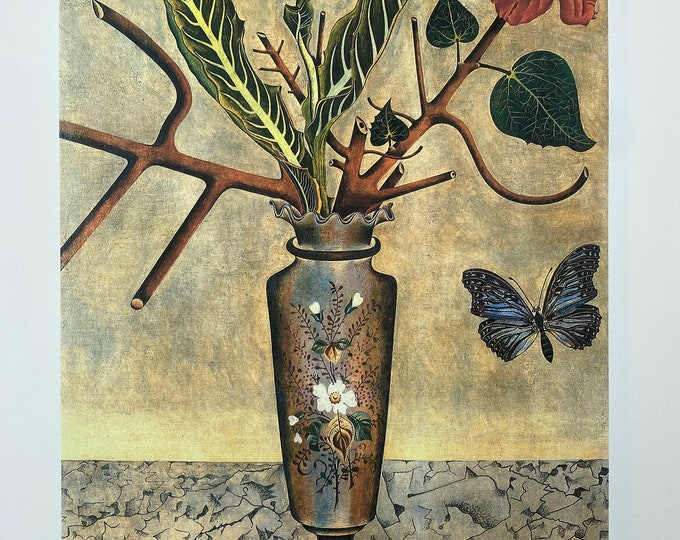 Joan Miro "flowers and Butterfly,1922 " Lithograph, Certificate, Signed ...