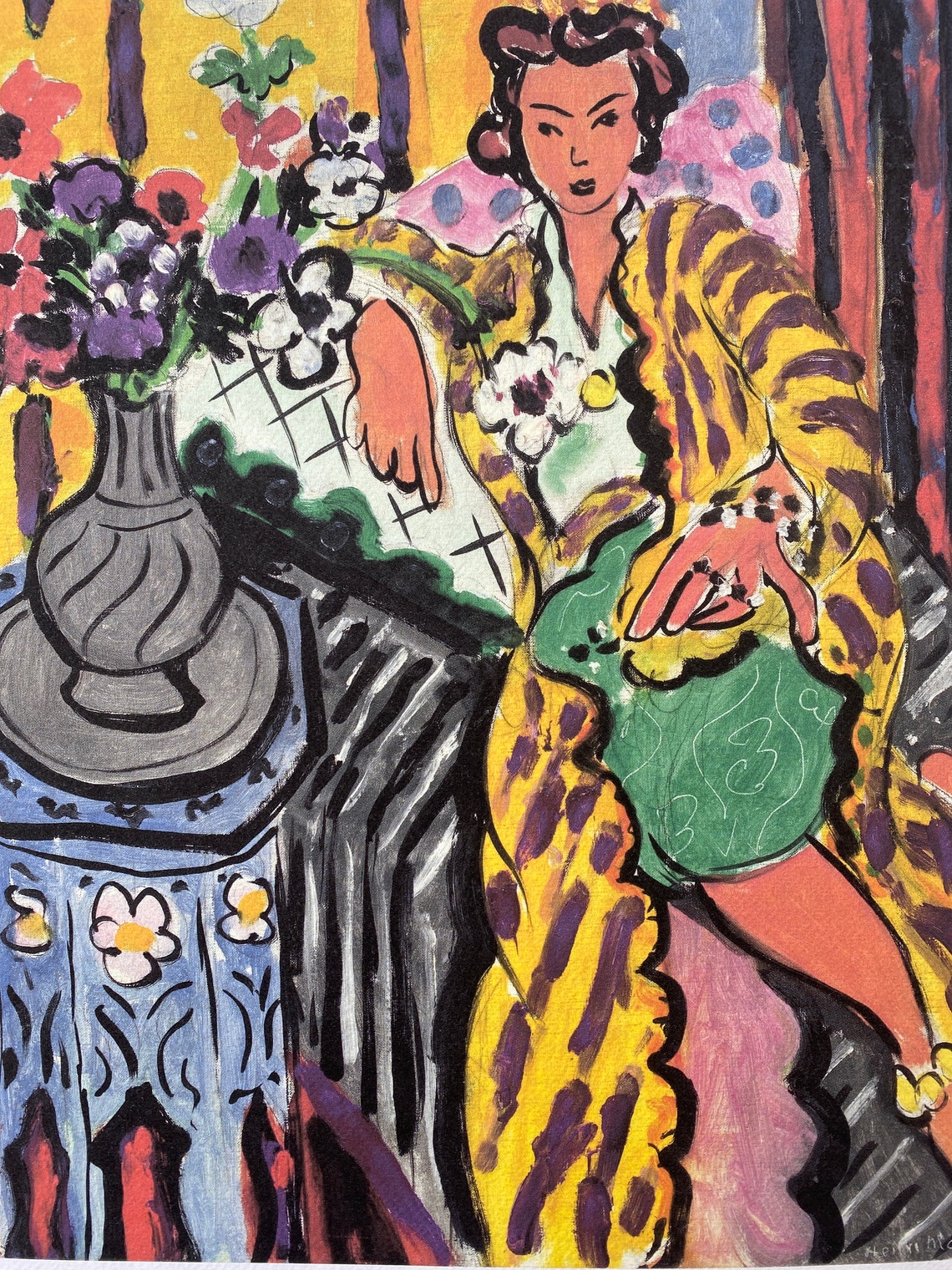 Henri Matisse Lithograph: Odalisque With Yellow Robe, Signed ...