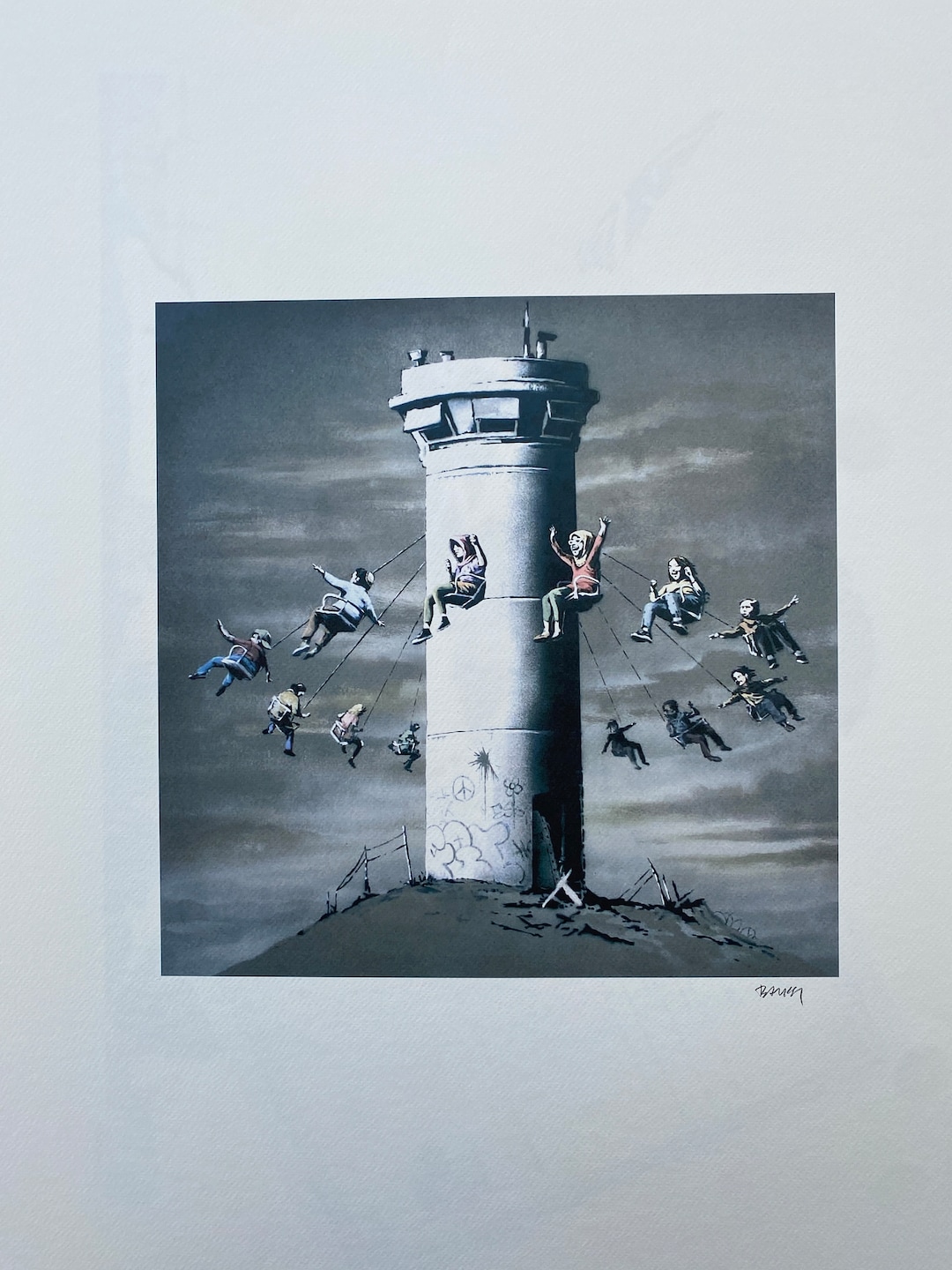 Banksy "carousel " Lithograph, Certificate, Signed, Top! Wall Art, Pop ...
