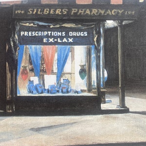 Edward Hopper "drug Store,1927 " Lithograph, Certificate, Signed, Top ...