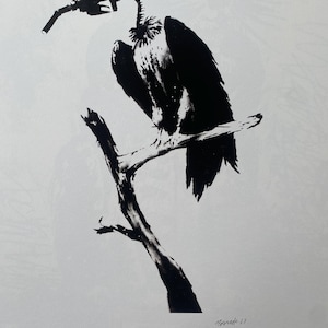 Banksy "bird With Grenade " Lithograph, Certificate, Signed, Top! Wall ...