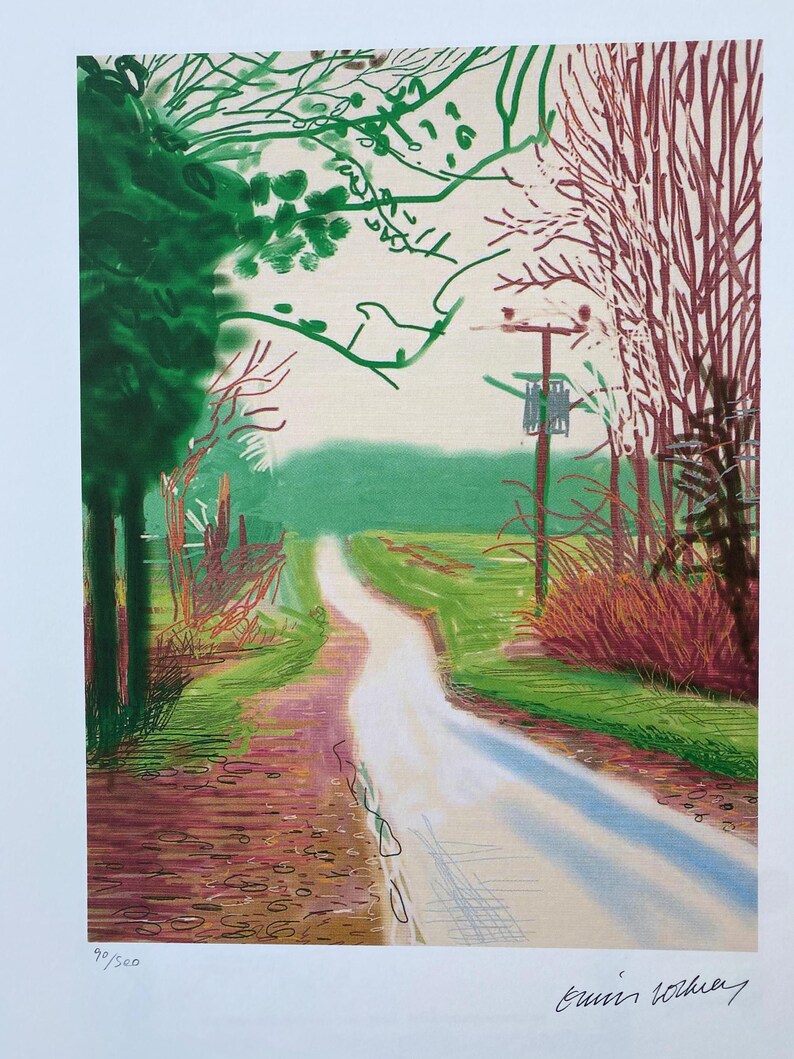 David Hockney "the Arrival of Spring in Woldgate, East Yorkshire in ...
