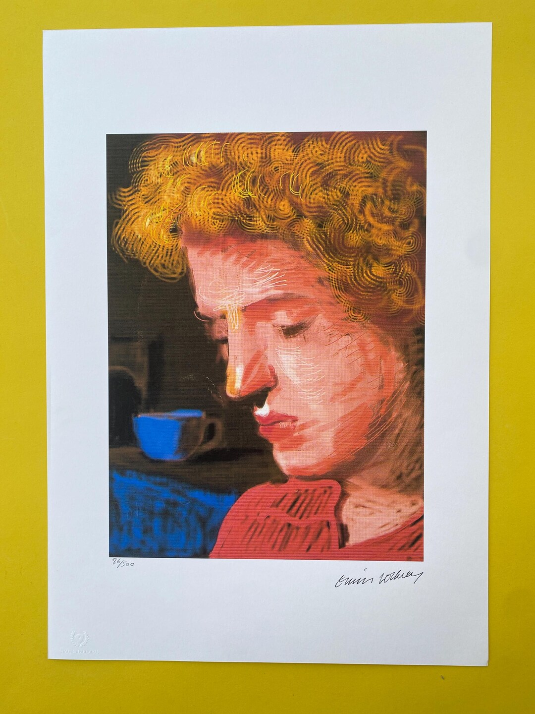 David Hockney "artwork by Hockny " Lithograph, Certificate, Signed, Top ...