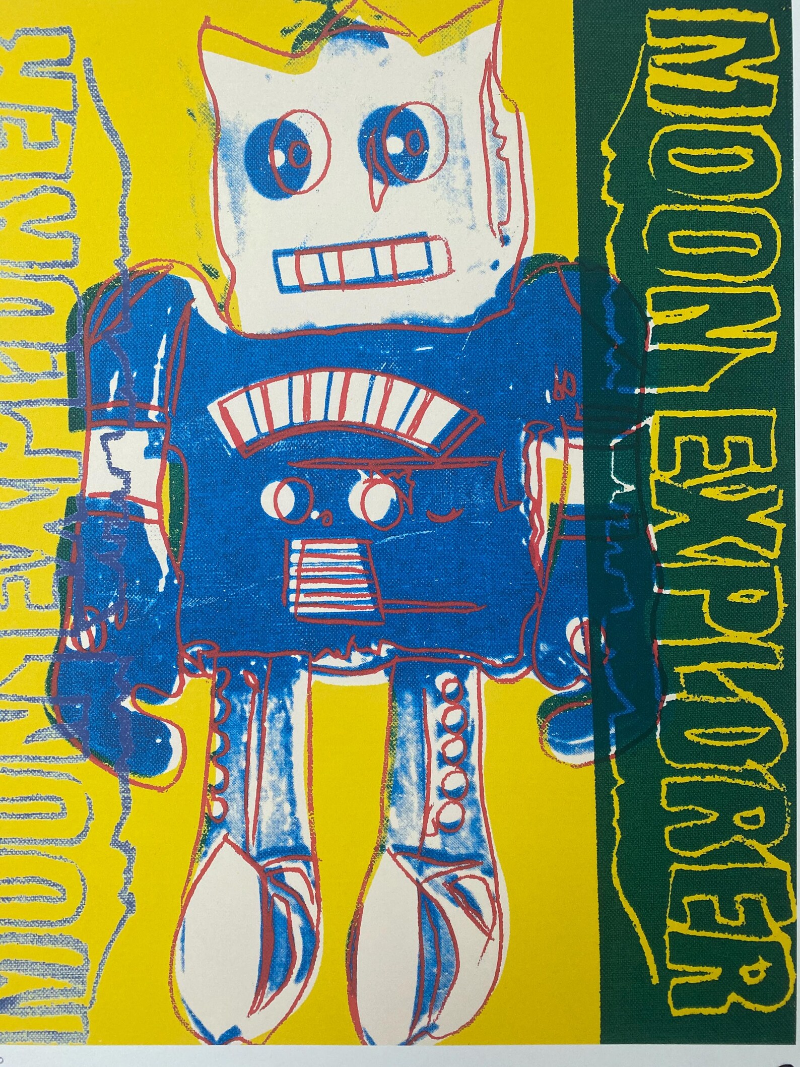 Andy Warhol "moon Explorerrobot " Lithograph, Certificate, Signed, Top ...