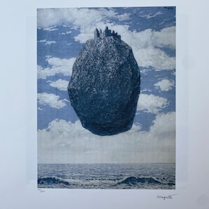 Rene Magritte "the Castle of the Pyrenees,1959 " Lithograph ...