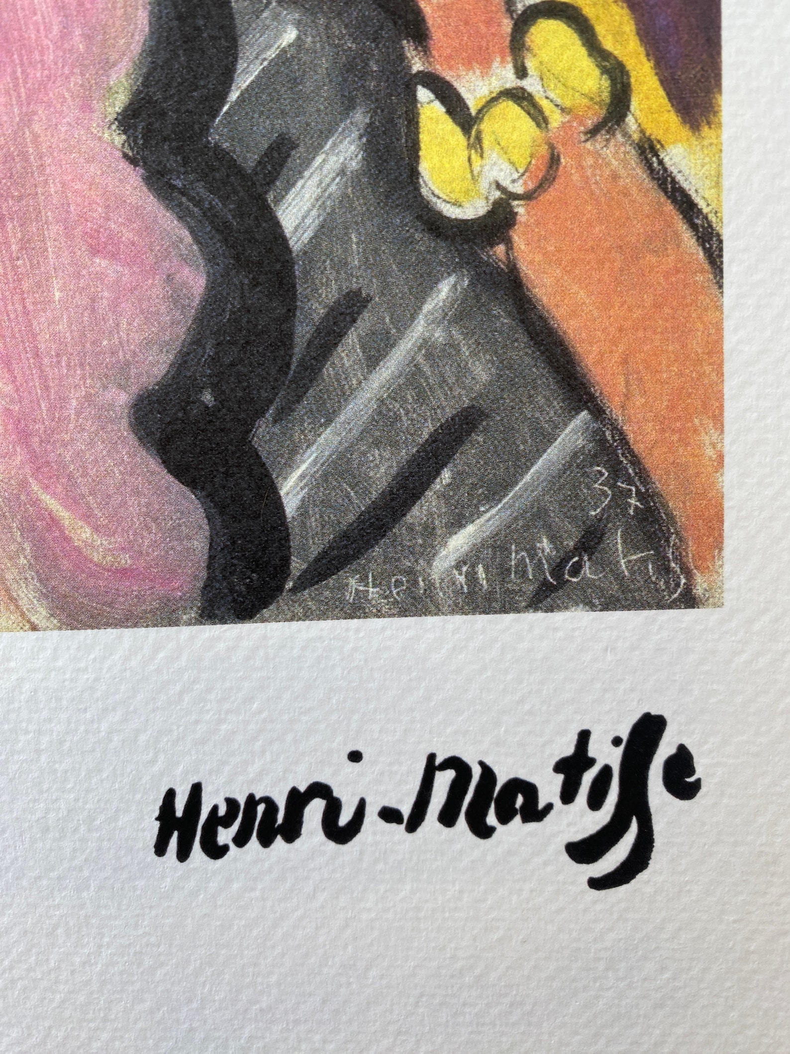 Henri Matisse Lithograph: Odalisque With Yellow Robe, Signed ...