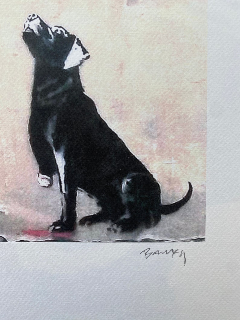 Banksy "the Dog and His Master" Lithograph Print, Signed, Pop Art - Etsy