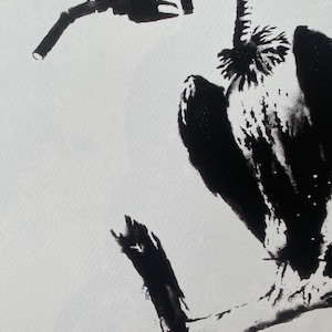 Banksy "bird With Grenade " Lithograph, Certificate, Signed, Top! Wall ...