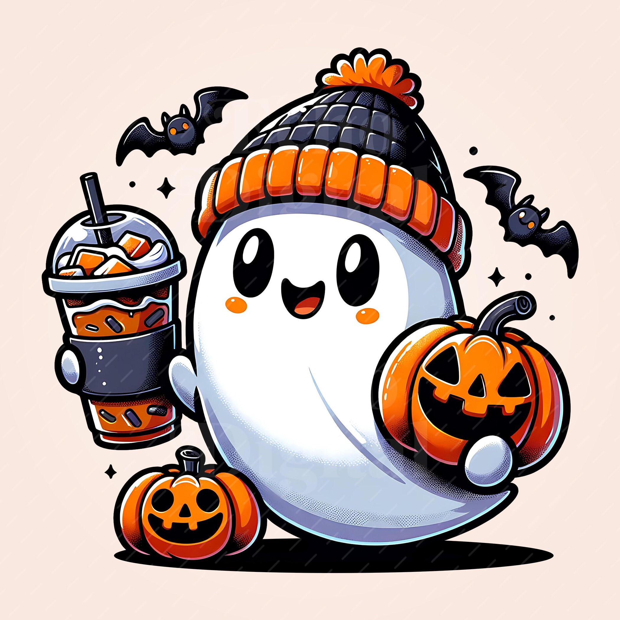 Cute Ghost Png, Halloween Png, Coffee Png, Bougie Png, Bougie Ghost ...