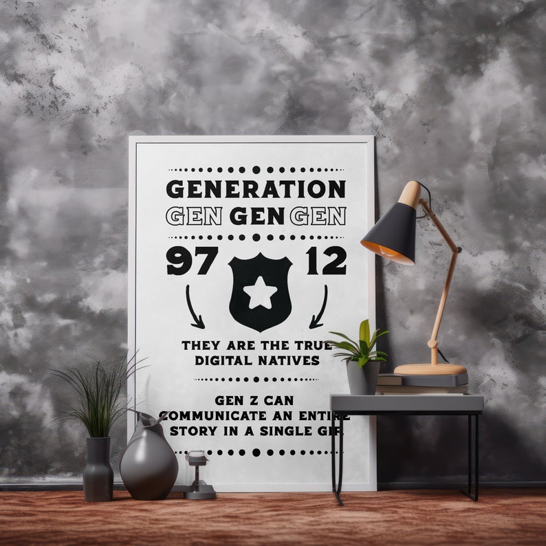 Generation Z T-shirt SVG PNG EPS, Gen Z Svg, Generation Svg, Front ...